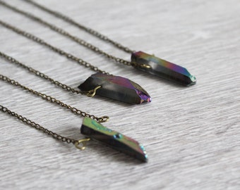 Iridescent crystal | Etsy