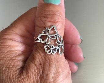 Unique butterfly ring related items | Etsy