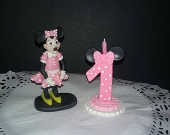 Minnie mouse candle | Etsy