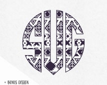 Unique aztec letters related items | Etsy