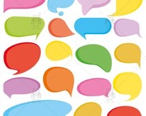 Unique speech balloon related items | Etsy