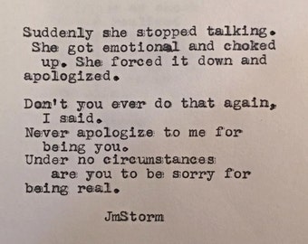 JmStorm Poetry by JmStormquotes on Etsy