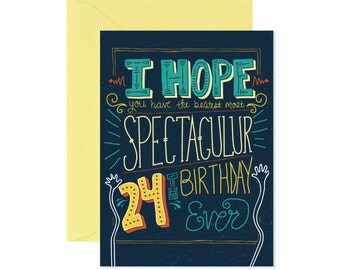 24th birthday | Etsy