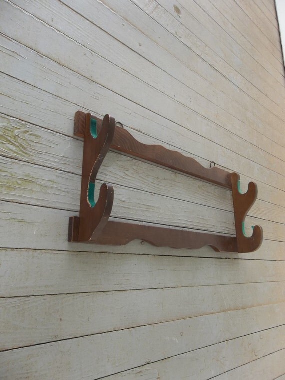Vintage Gun Rack Gun Display Rack Gun Storage Rack Rustic