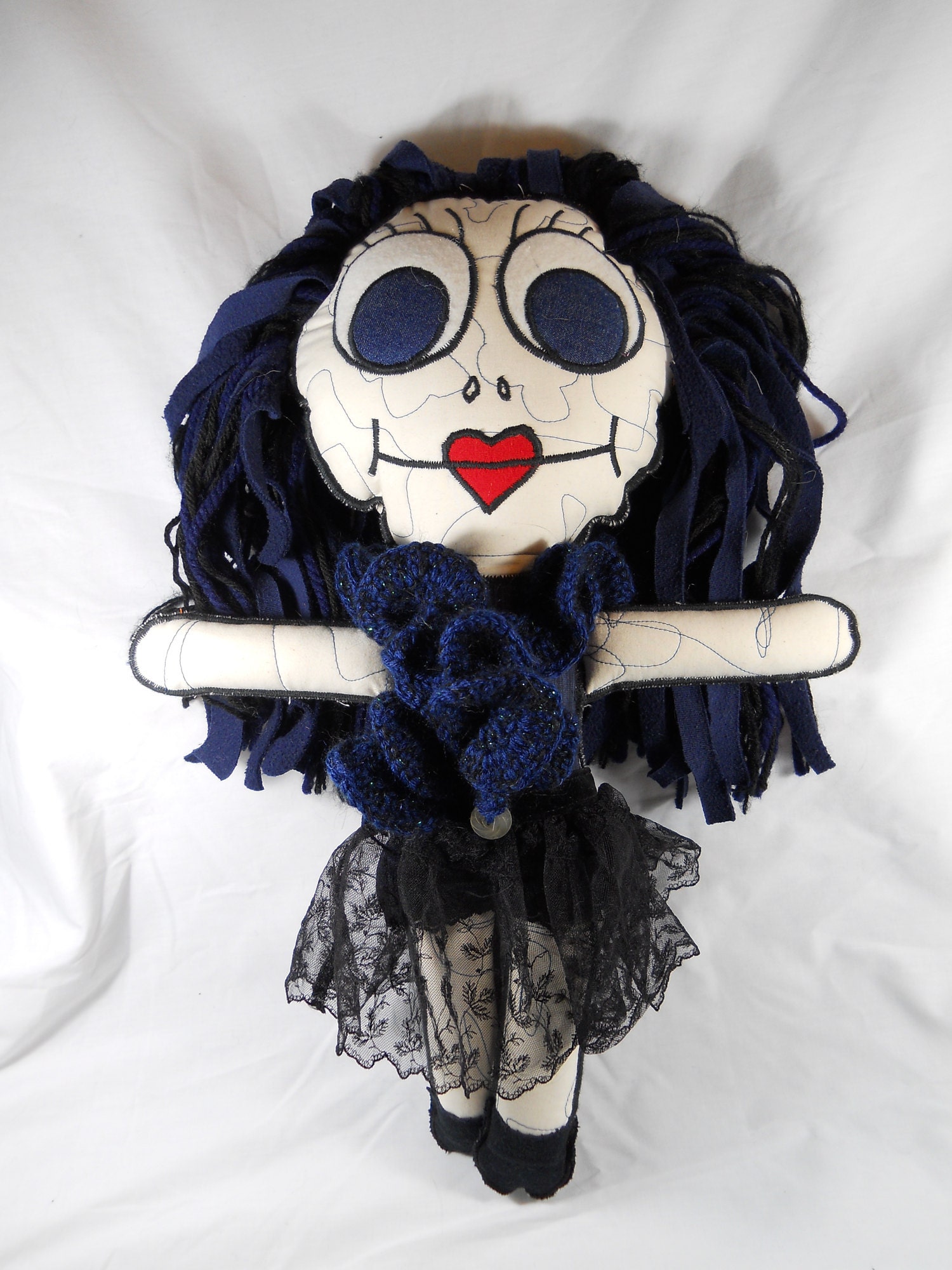 Unique dolls and art made from recycled by stitchwitchme on Etsy