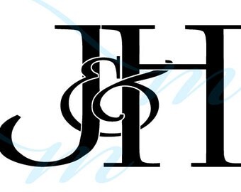 Monogram jh | Etsy