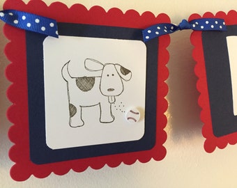 Dog theme banner | Etsy