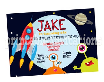 Unique alien birthday party related items | Etsy