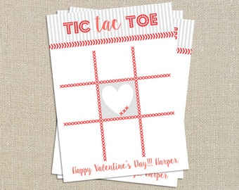 Heart tic tac toe | Etsy