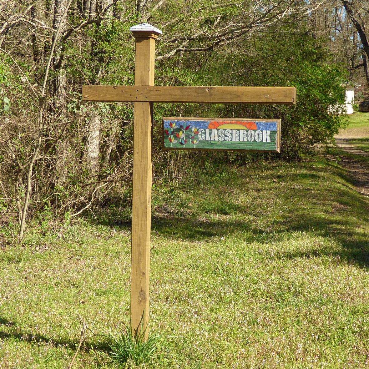 Mosaics Signs & Installs Stained Glass by GlassbrookDesigns