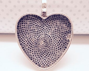 Unique heart shape necklace related items | Etsy