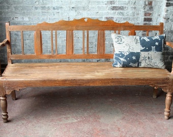 Vintage entryway bench – Etsy