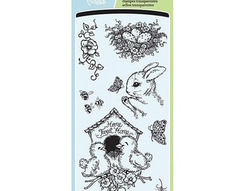 Easter bunny stamp | Etsy