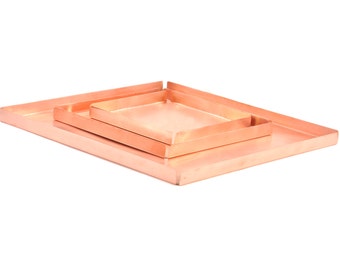 Copper serving tray | Etsy