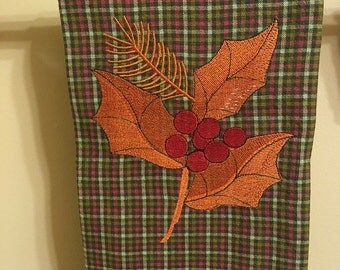 Fall bath towel | Etsy