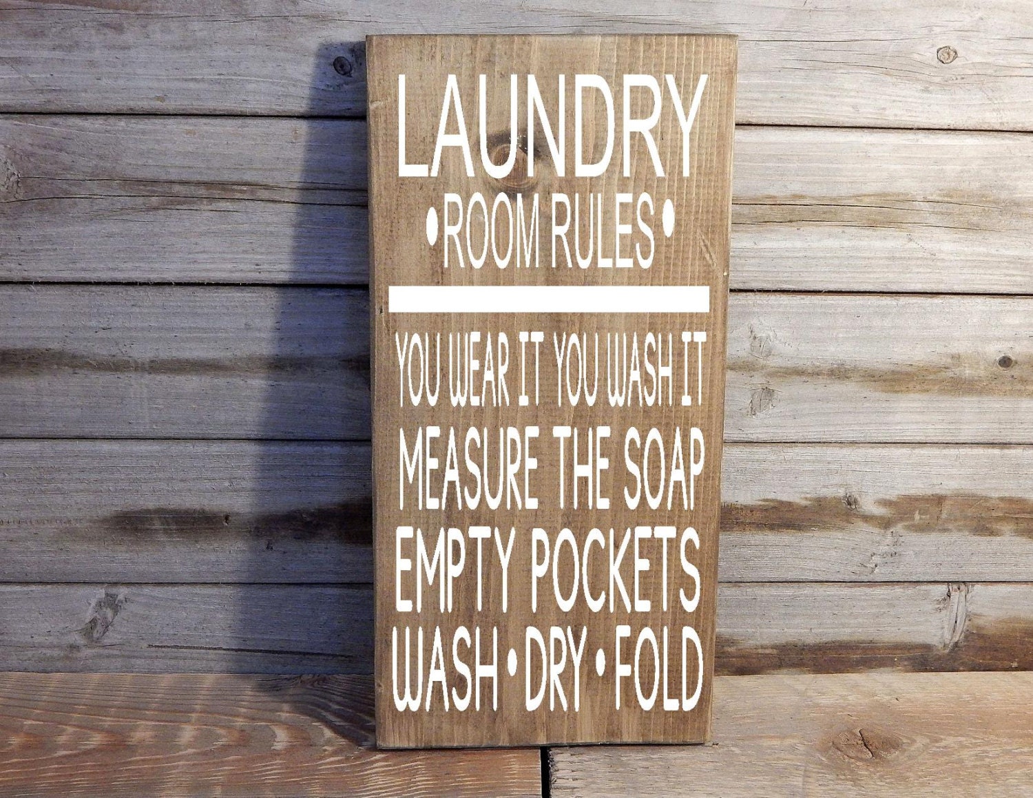 Laundry Room Rules Solid Wood Sign laundry-room-rules-solid-wood-sign