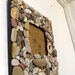 Beach Rock Frame 3.5 x 3.5 Rustic Beach Frame Stone Art