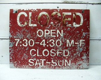 Vintage open sign | Etsy
