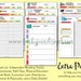 Rainbow Themed Homeschool Planner Letter Size will fit