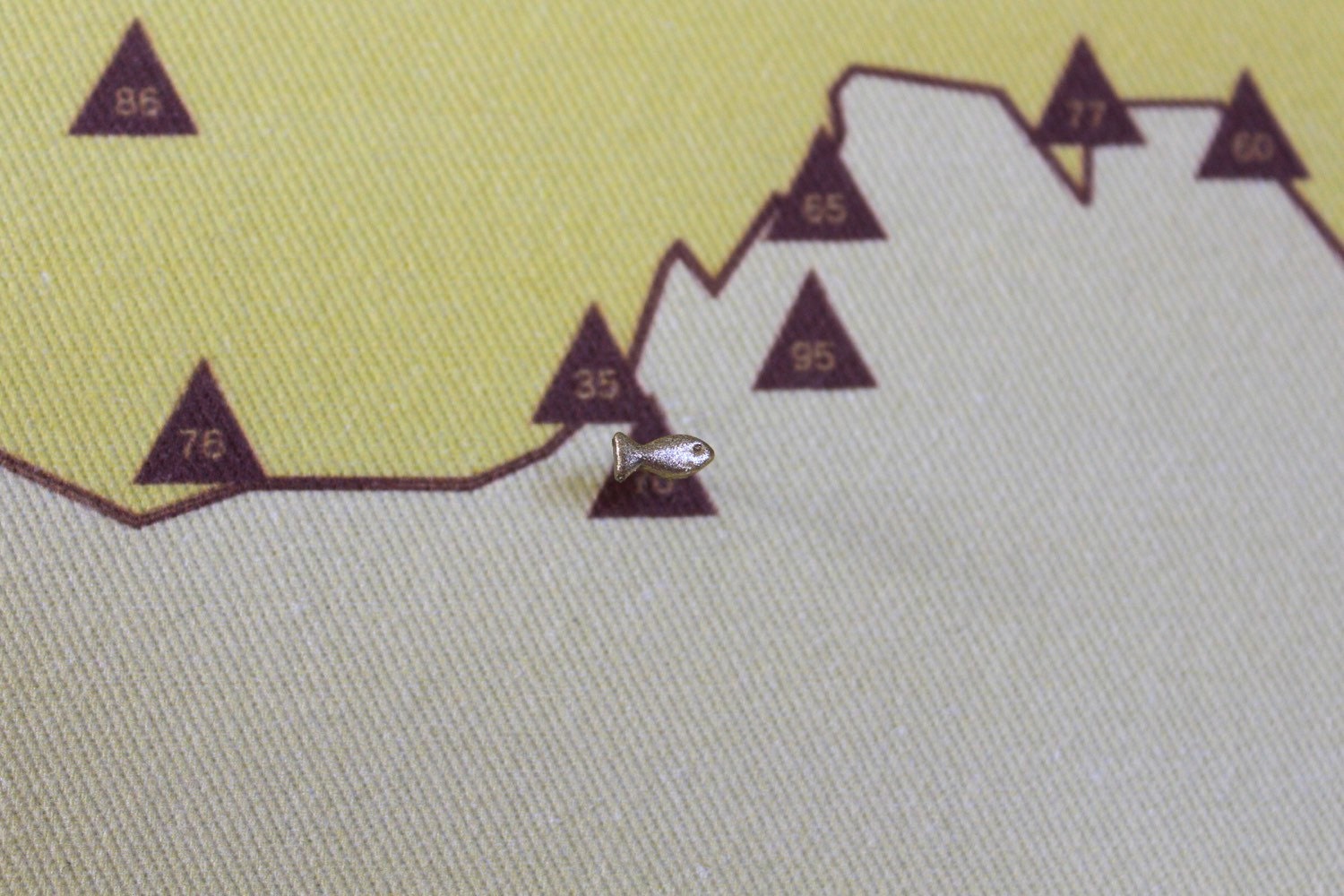 Fish Map Pin Map Marker Push Pin National Parks Canadian