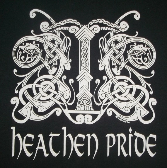 S XL Heathen Pride Irminsul Odin Thor Rune Pagan by TerraWear