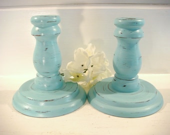 Painted candlesticks | Etsy