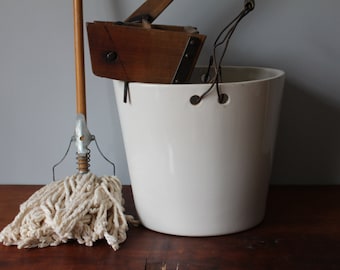 Vintage mop bucket | Etsy