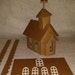 Cardboard CHURCH Assembled Paint & Decorate your own Putz