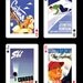 Ski Art playing cards