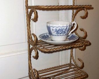 Vintage metal shelf | Etsy