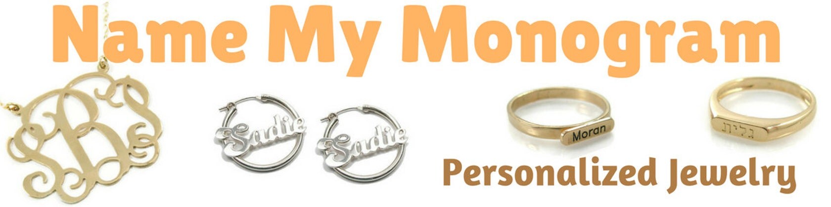 Personalized Jewelry by NameMyMonogram on Etsy