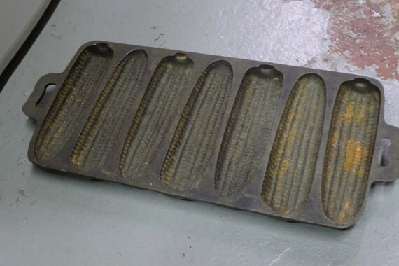 Cast iron cornbread baking pan: Birmingham Stove & Range