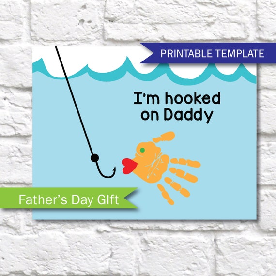 Hooked On Daddy Father s Day Printable Father s