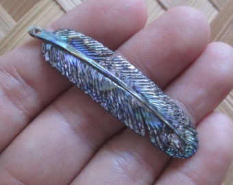 Abalone feather | Etsy