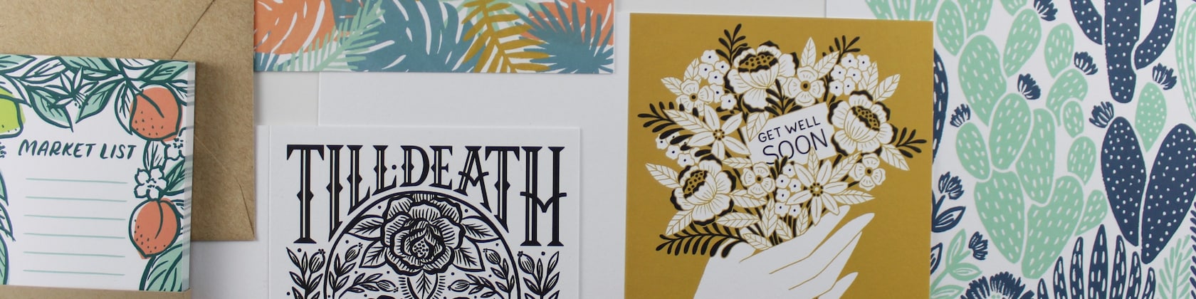 Hand crafted paper goods in Bucks County PA by WildHartPaper