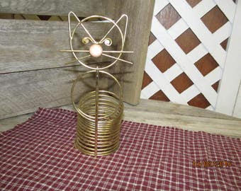 Cat letter holder | Etsy