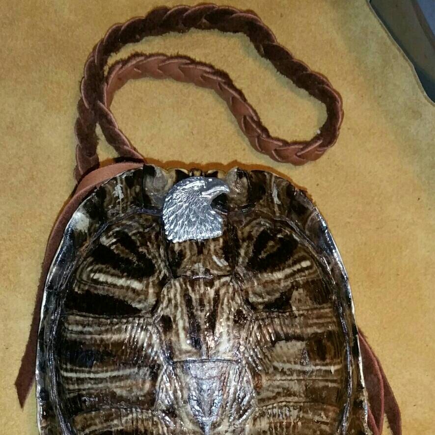 TURTLE SHELL SAGE bag Filled with sage. Size Medium