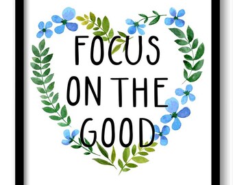 Focus word art | Etsy