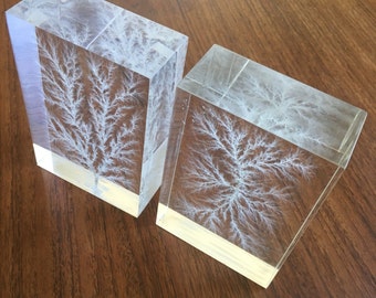 Lucite bookends | Etsy