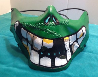 Leather skull mask | Etsy