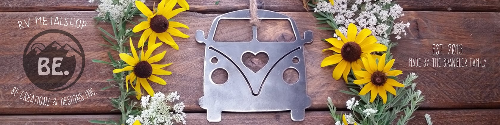 BE Creations & Designs Inc. by rvmetalshop on Etsy