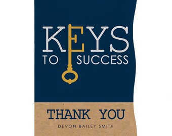 Items similar to Keys to Success Banner (Great for graduation ...