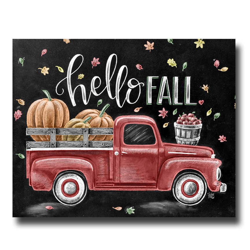 Fall Sign Chalkboard Art Chalk Art Fall Decor Hello Fall