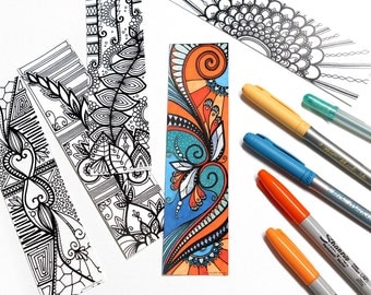 Abstract bookmark | Etsy