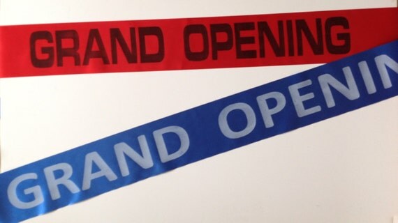 Continuous Print Grand Opening Ribbon