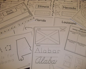 Alphabet tracing | Etsy