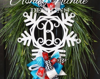 Winter door decor | Etsy