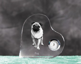 Pug clock | Etsy
