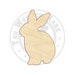 4 12 Bunny Rabbit Wood Cutout 170260