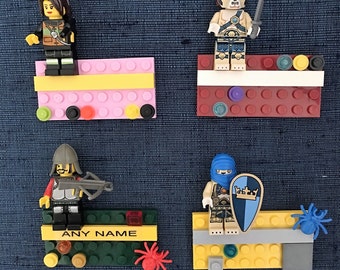 lego name tags – Etsy